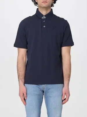 BLAUER. Cotton Polo Shirt - Blue