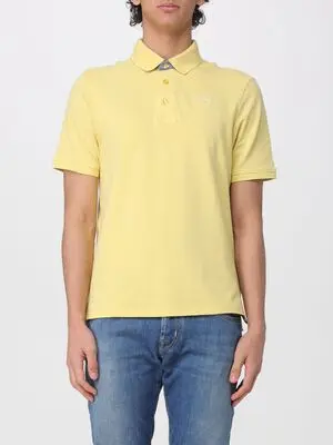 BLAUER. Cotton Polo Shirt - Yellow