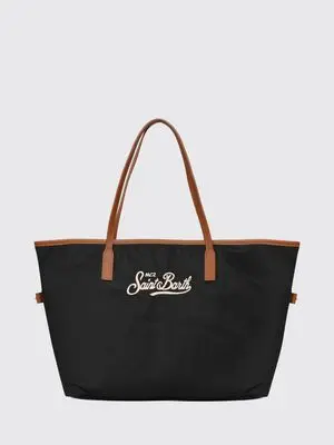 MC2 SAINT BARTH Nylon Shoulder Bag With Logo - Black