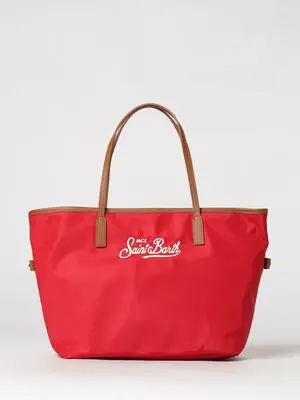 MC2 SAINT BARTH Nylon Shoulder Bag With Logo Red