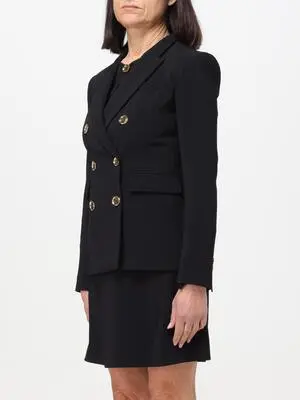 Pinko Double Breasted Blazer With Gold Button Detail