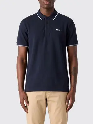 BOSS Cotton Polo Shirt - Navy