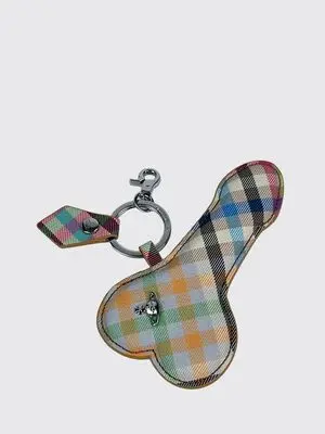 VIVIENNE WESTWOOD Tartan Orb Logo Keychain