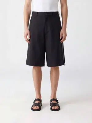 Comme Des Garçons Knee-length Polyester Crêpe Chino Shorts