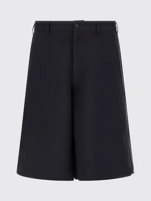 Comme Des Garçons Knee-length Polyester Crêpe Chino Shorts