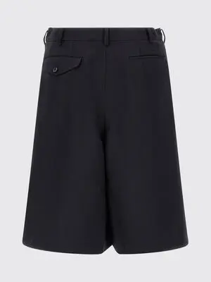 Comme Des Garçons Knee-length Polyester Crêpe Chino Shorts