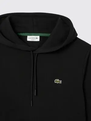 Lacoste Cotton Hooded Sweatshirt - Black