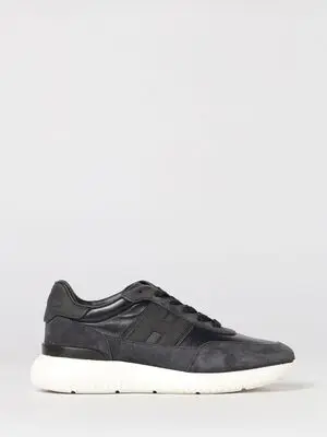 Hogan H709 Suede And Nappa Leather Sneakers - Blue