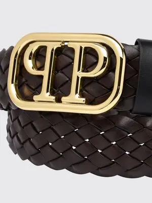 Philipp Plein Woven Leather Belt