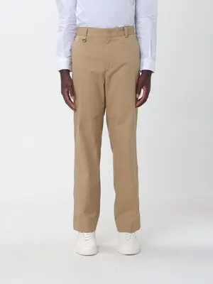 PAOLO PECORA Trousers In Gabardine - Beige