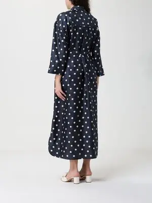 Max Mara Polka Dot Twill Chemisier Dress