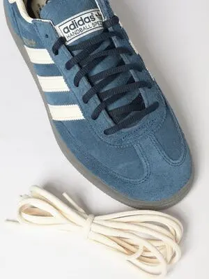 ADIDAS ORIGINALS Handball Spezial Leather And Suede Sneakers - Navy