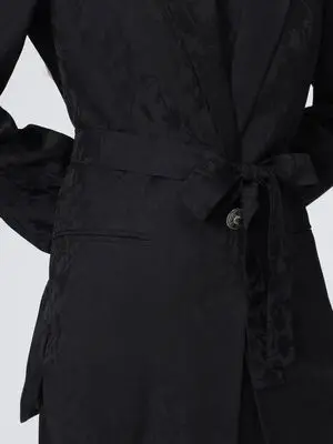 Pinko Tailored Blazer With Belt - Black