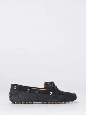 TOD'S Gommino Suede Boat Loafers - Blue