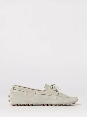 TOD'S Gommino Suede Boat Loafers - Grey