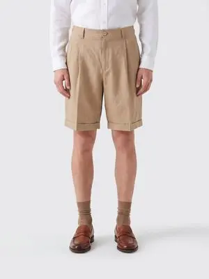 Jacquemus Linen Blend Shorts - Beige