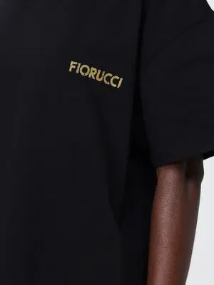 Fiorucci Printed Cotton T-shirt Dress