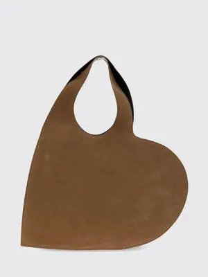 Coperni Heart Tote Bag In Suede