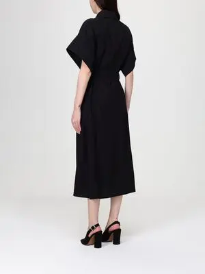 Pinko Belted Shirt Dress - Black