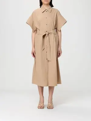 Pinko Belted Shirt Dress - Sand