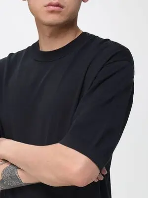 LANEUS Basic Cotton T-shirt - Black