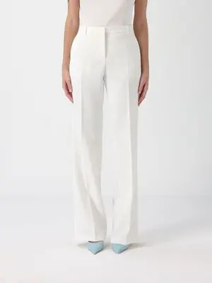 Pinko Tailored Wide-leg Trousers - White