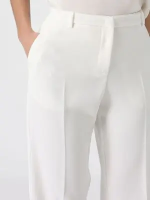 Pinko Tailored Wide-leg Trousers - White