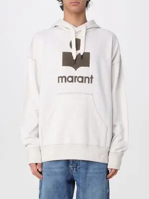 Isabel Marant Étoile Cotton Logo Hoodie - Beige