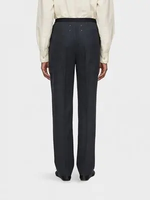MAISON MARGIELA Slim Fit Virgin Wool Trousers - Grey