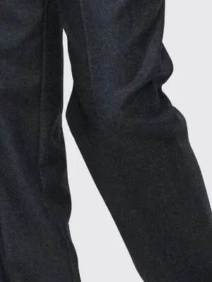 MAISON MARGIELA Slim Fit Virgin Wool Trousers - Grey