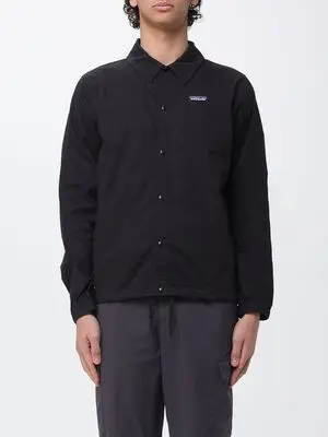 Patagonia Organic Cotton And Hemp Jacket With Logo - Black