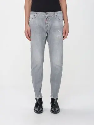 Dsquared2 Twist Slim Fit Denim Jeans - Grey