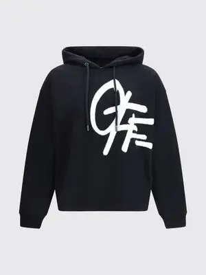 Off-White Cotton Hoodie With Logo
