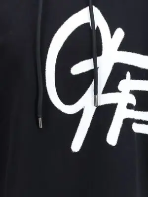 Off-White Cotton Hoodie With Logo
