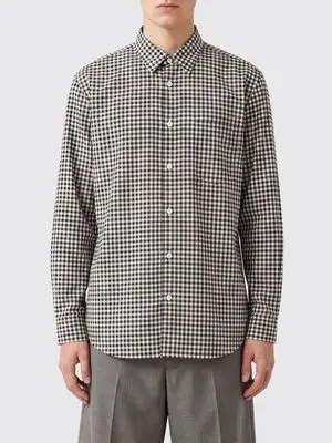 Comme Des Garçons Vichy Check Cotton Relaxed Fit Shirt - Black