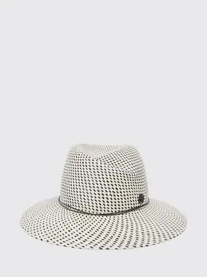 MAISON MICHEL Virginie Wide-brim Straw Hat - Black
