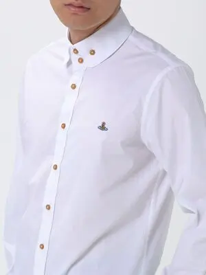 VIVIENNE WESTWOOD Two Button Krall Cotton Shirt - White