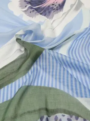 Liu Jo Printed Scarf - Blue