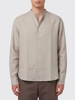 Jacquemus Linen Blend Basic Shirt - Beige