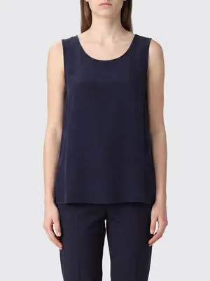 Max Mara Basic Satin Top - Blue