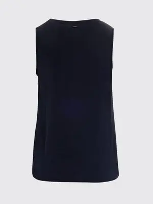 Max Mara Basic Satin Top - Blue