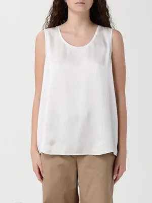 Max Mara Basic Satin Top - Ivory