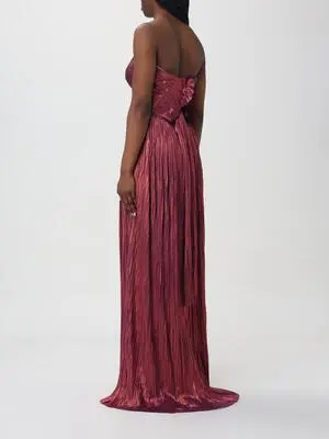 MARIA LUCIA HOHAN Strapless Ruched Gown With Slit