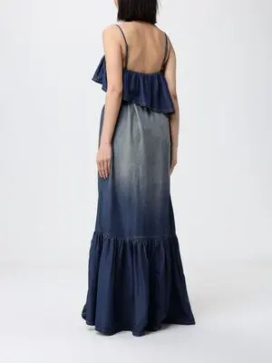 Pinko A-line Maxi Dress In Cotton