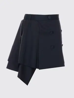 VIVIENNE WESTWOOD Virgin Wool Asymmetrical Mini Skirt