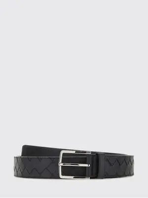 Bottega Veneta Woven Leather Belt - Grey