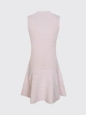 SELF-PORTRAIT Diamond Pointelle Knit Mini Dress