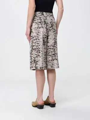 Pinko Culotte Shorts With Animal Print