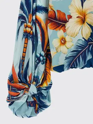 F.R.S FOR RESTLESS SLEEPERS Printed Silk Blouse