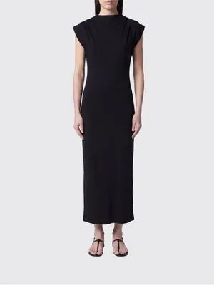ANINE BING Jersey Midi Dress - Black